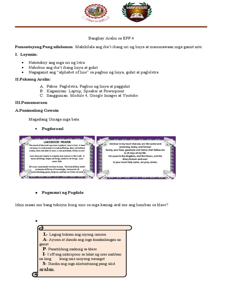 Grade 5 Lesson Plan Revised. | PDF
