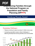 National Family Planning Program | PDF | Family Planning | Health Sciences
