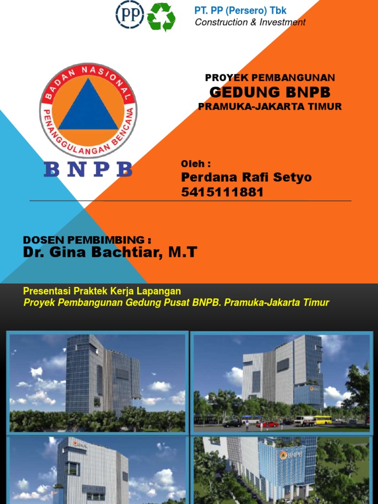 Proyek Gedung BNPB Jakarta Timur | PDF