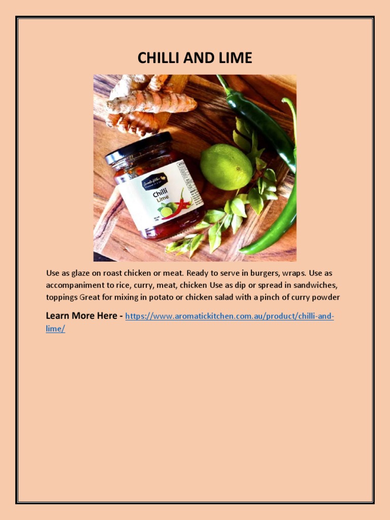 Chilli and Lime PDF | PDF | Cooking, Food & Wine