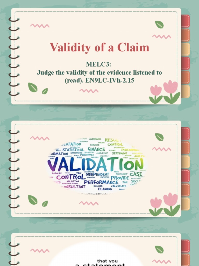 Q3 Lesson 3 Valid and Invalid Claims | PDF | Traffic Collision | Traffic
