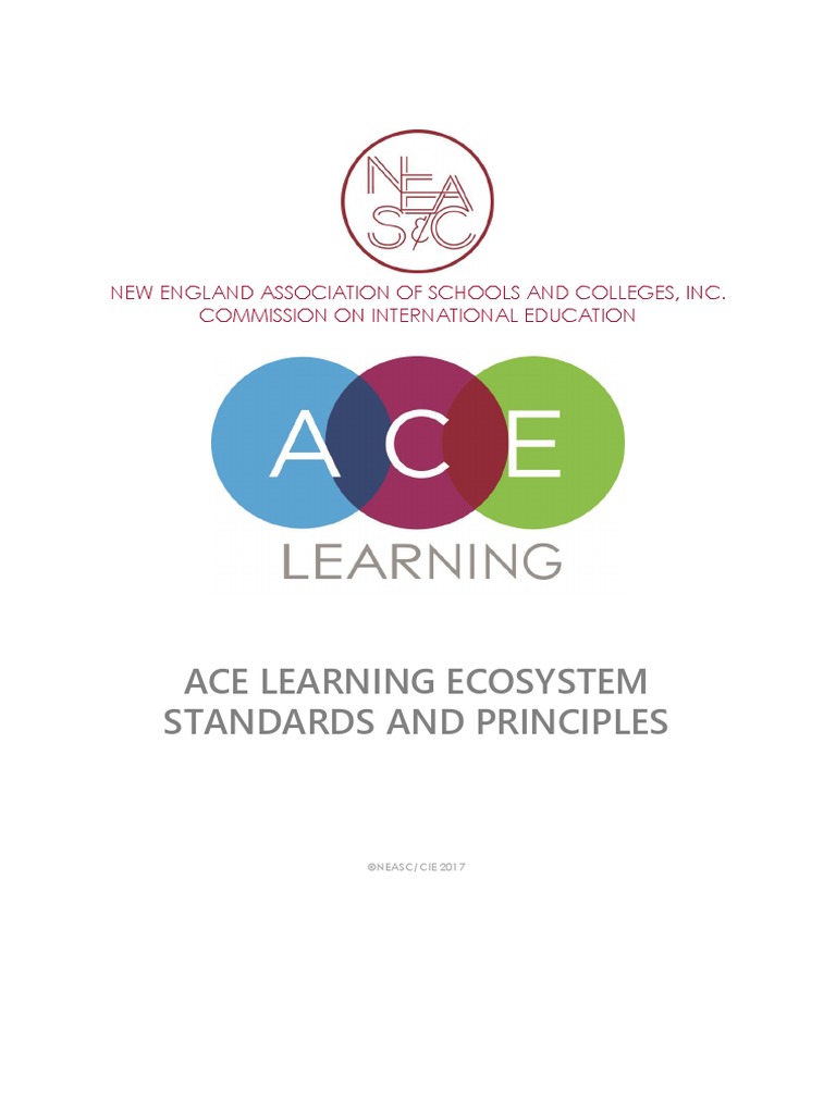 ACE Learning Ecosystem - Standards and Principles | PDF | Learning ...