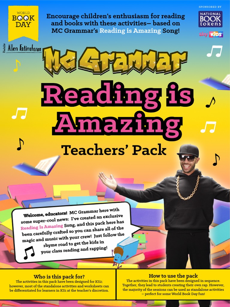 MC Grammar's Reading Activities Pack | PDF | Poetry | Rapping