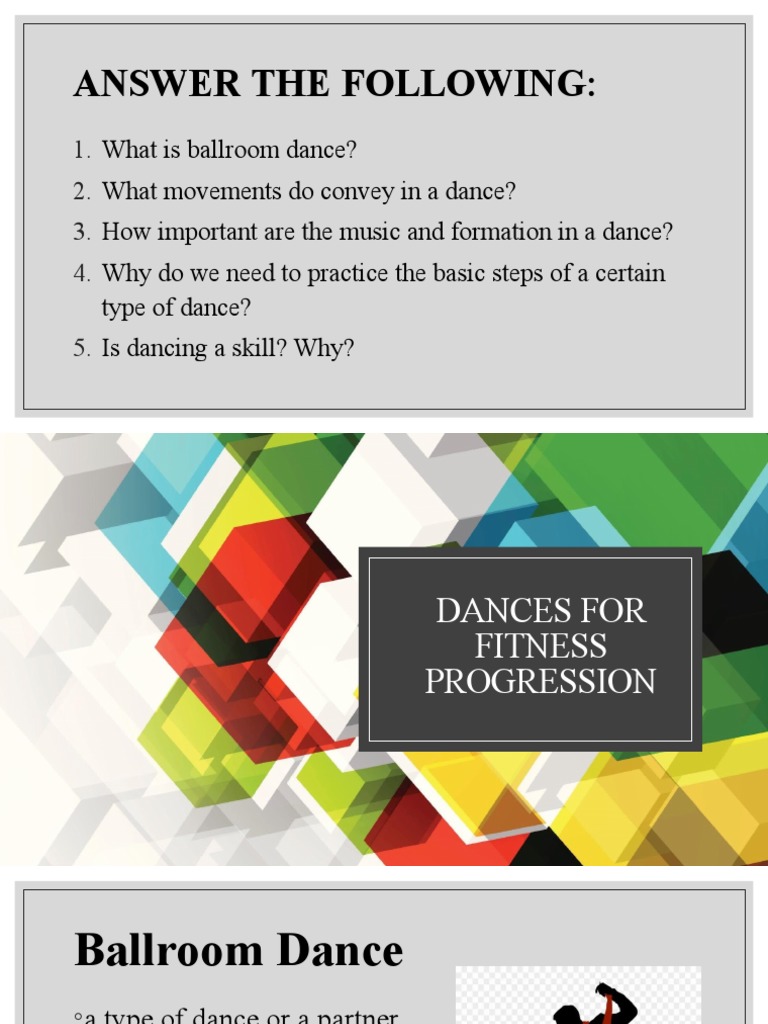 Dance For Fitness Progression | PDF | Dances | Foot