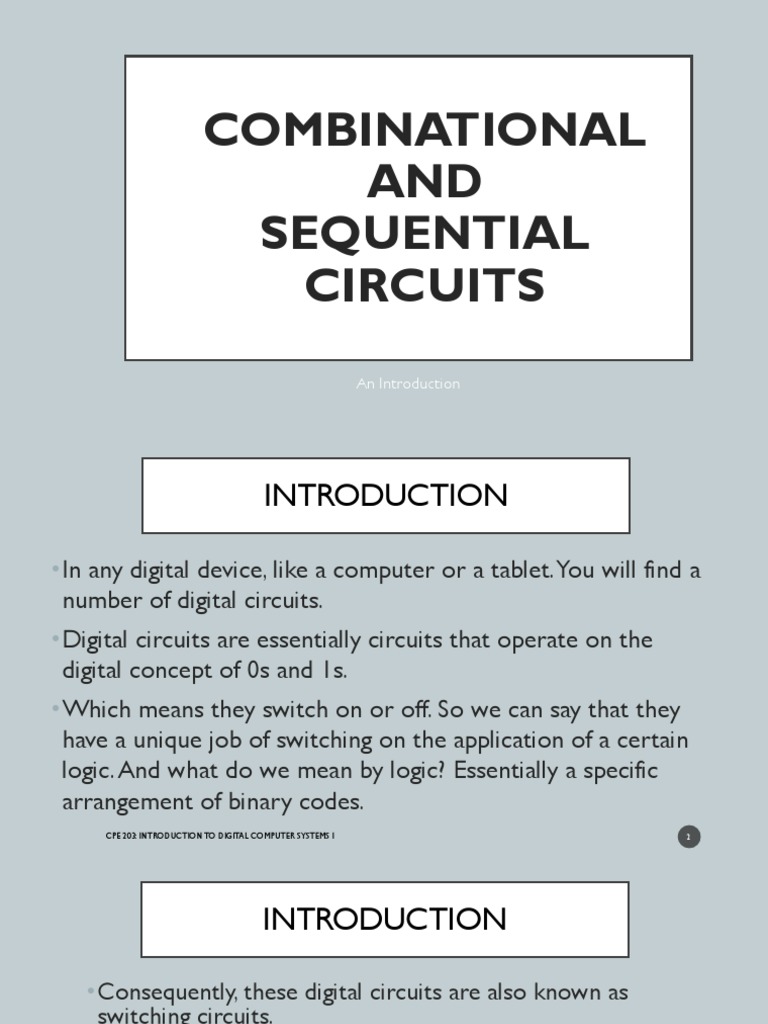 Cpe 203 Pdf Logic Gate Electronic Circuits