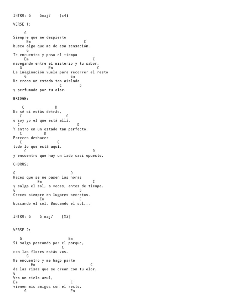 Buscando El Sol - Pescao PDF | PDF