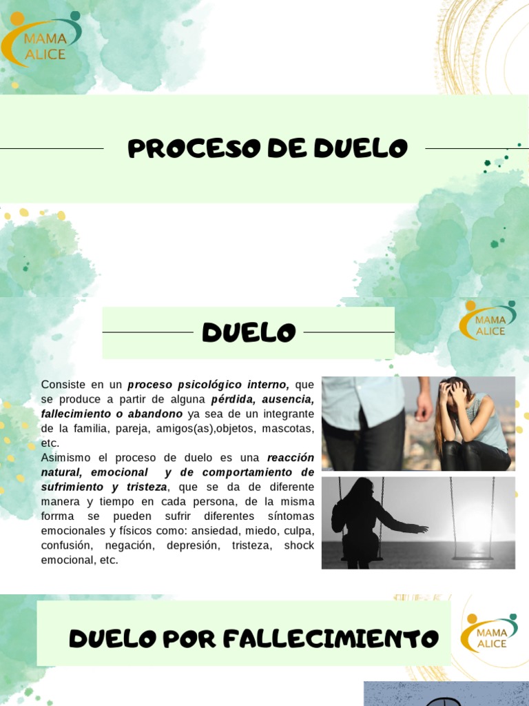 Duelo PDF | PDF | Dolor | Las emociones