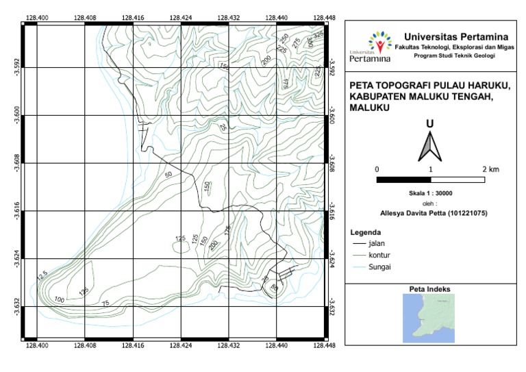 Peta Geologi Pulau Haruku (SIG) | PDF