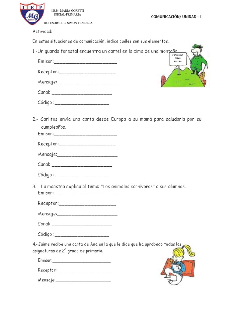 FICHA DE AMPLIACION Sesion 2 | PDF | Comunicación