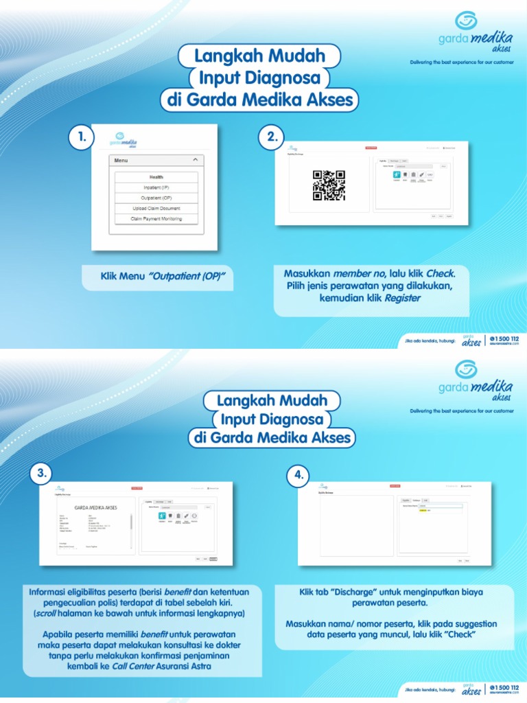 Langkah Mudah Input Diagnosa Di Garda Medika Akses Outpatient PDF | PDF
