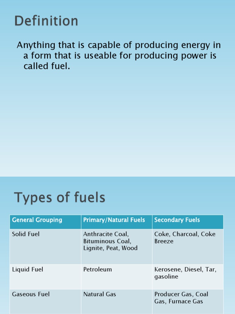 Solid Fuels | PDF | Coal | Fuels