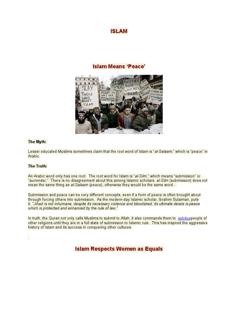 Islam | PDF | Women In Islam | Sharia