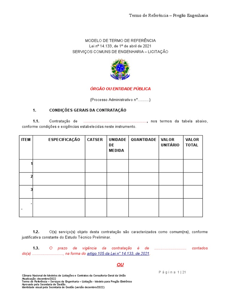 04 1 Seges Termo de Referencia Pregao Engenharia Lei 14133 Rev 1 0 ...