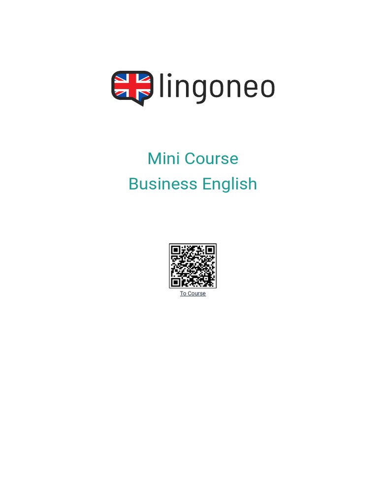 Ebook Mini Course Business English | PDF