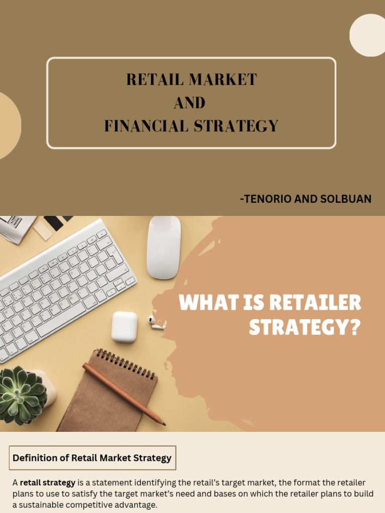 Retail Strategy and Financial Strategy PDF | PDF