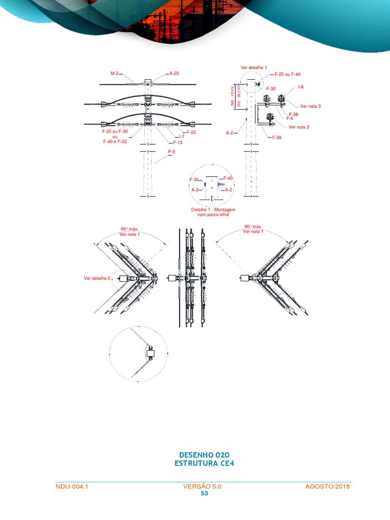 F-25 Ou F-40 Ver Detalhe 1 A-25 M-2: Desenho 020 Estrutura Ce4 | PDF