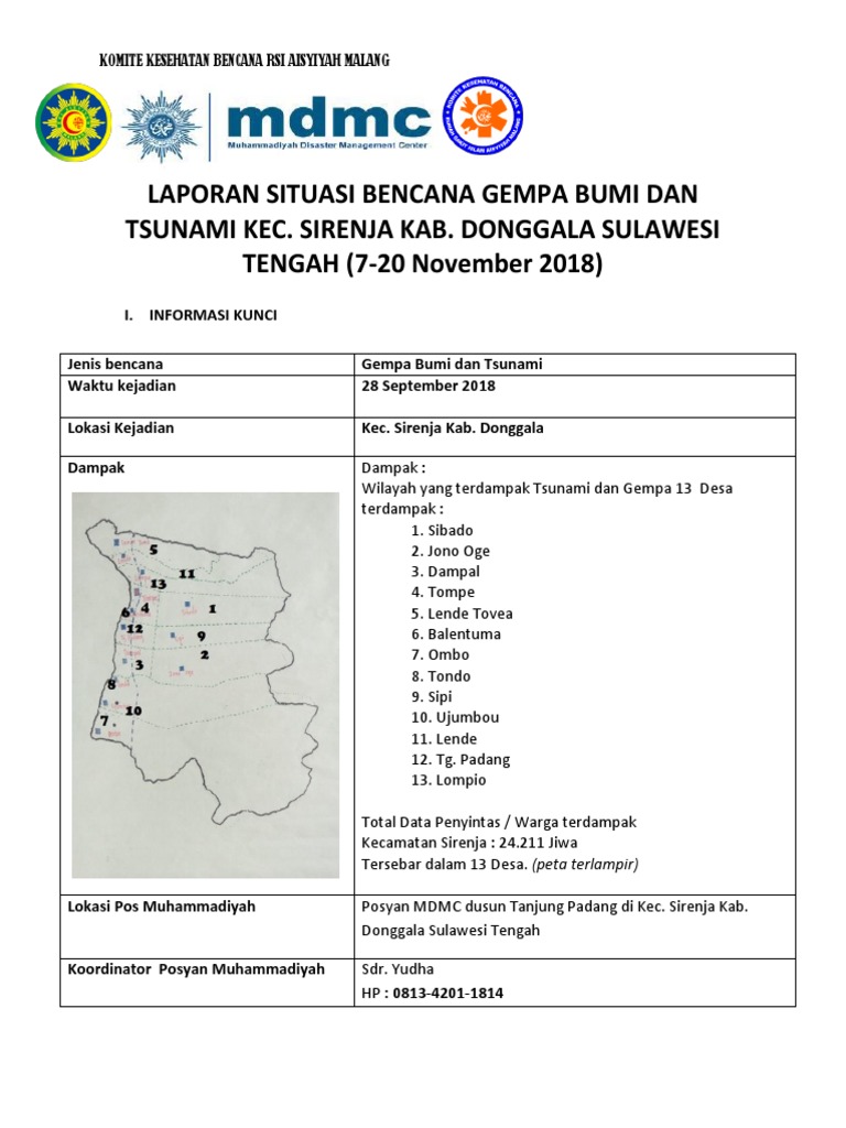 Sitrep Sirenja PDF | PDF