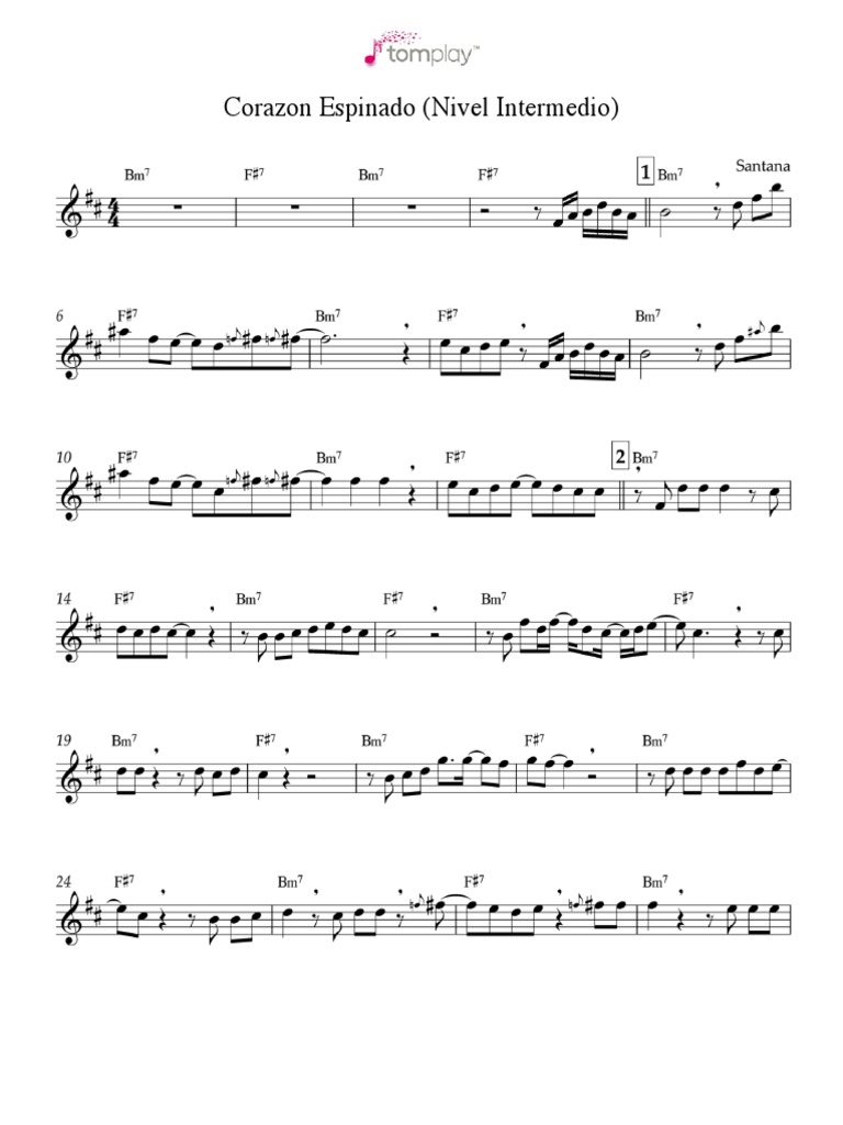 Corazon Espinado (Nivel Intermedio) | PDF