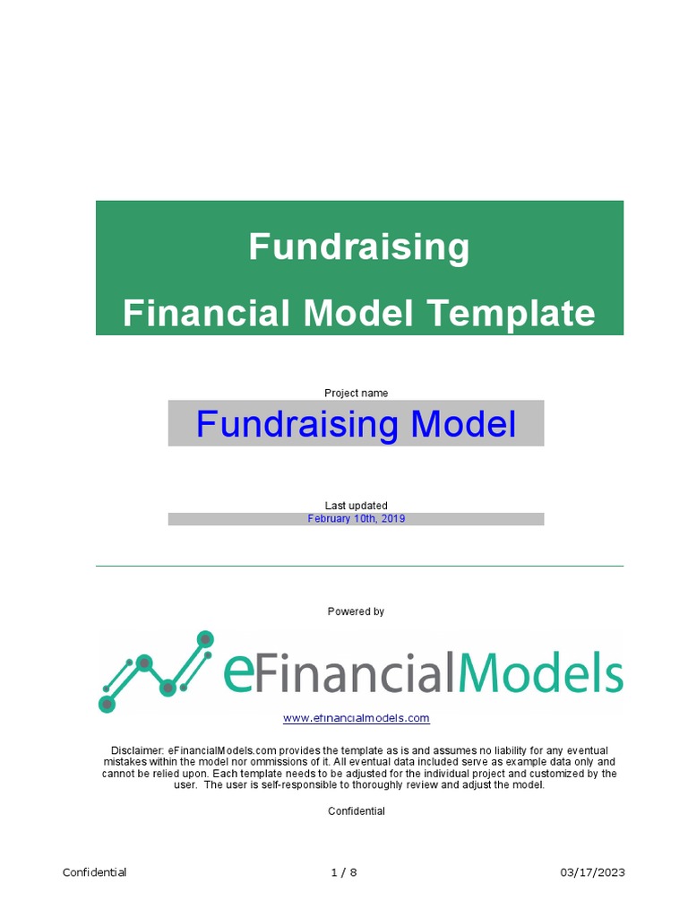 Fundraising Model V02 | PDF | Free Cash Flow | Equity (Finance)