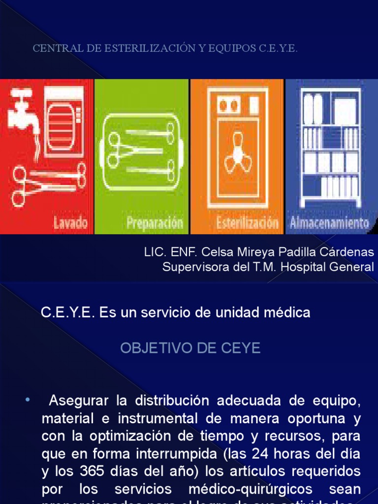 CEYE | PDF | Esterilización (Microbiología)
