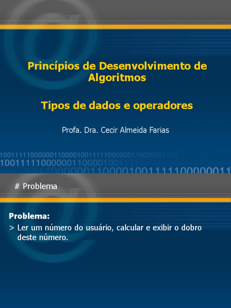 Princípios Básicos de Algoritmos e Programação | PDF | Algoritmos | Números