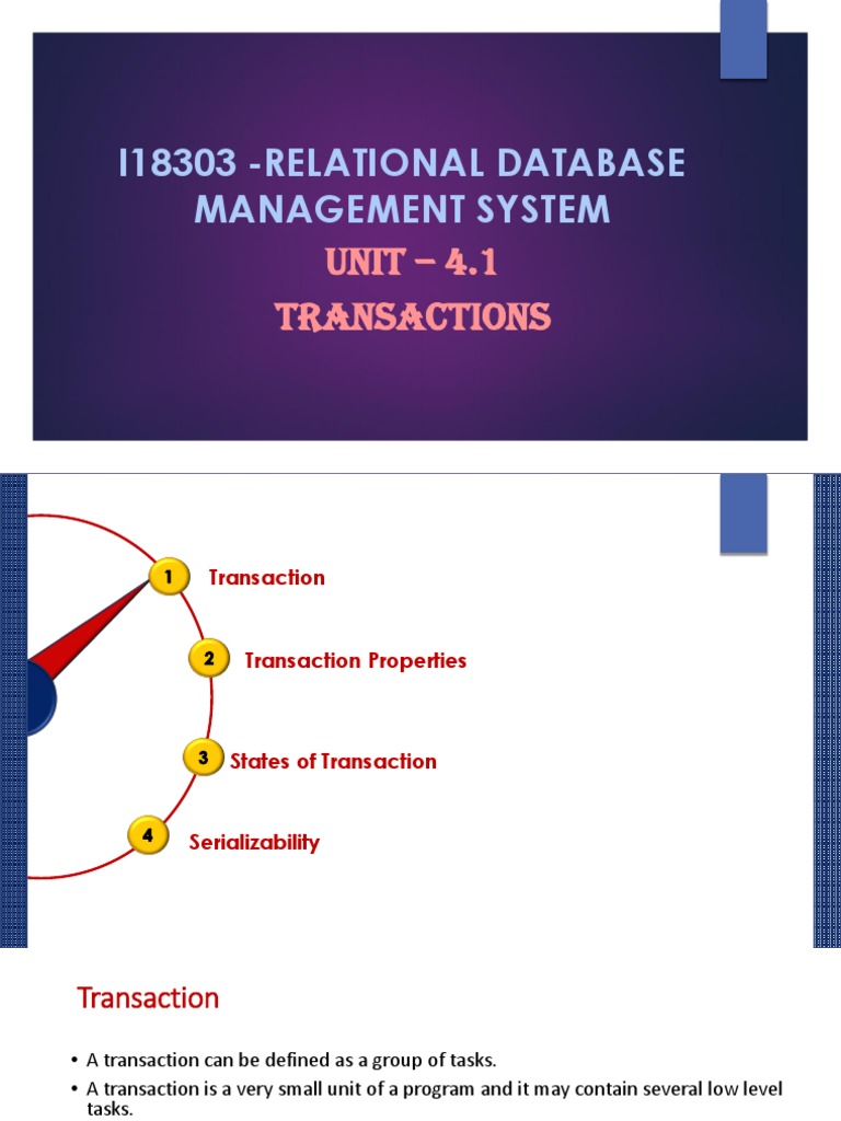 Transactions Pdf Database Transaction Acid