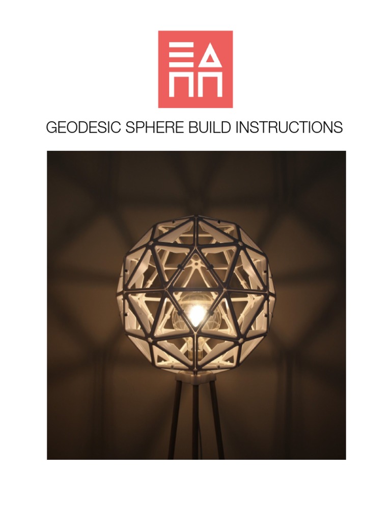 Geodesic Shpere Build Instructons | PDF | Mechanical Engineering ...