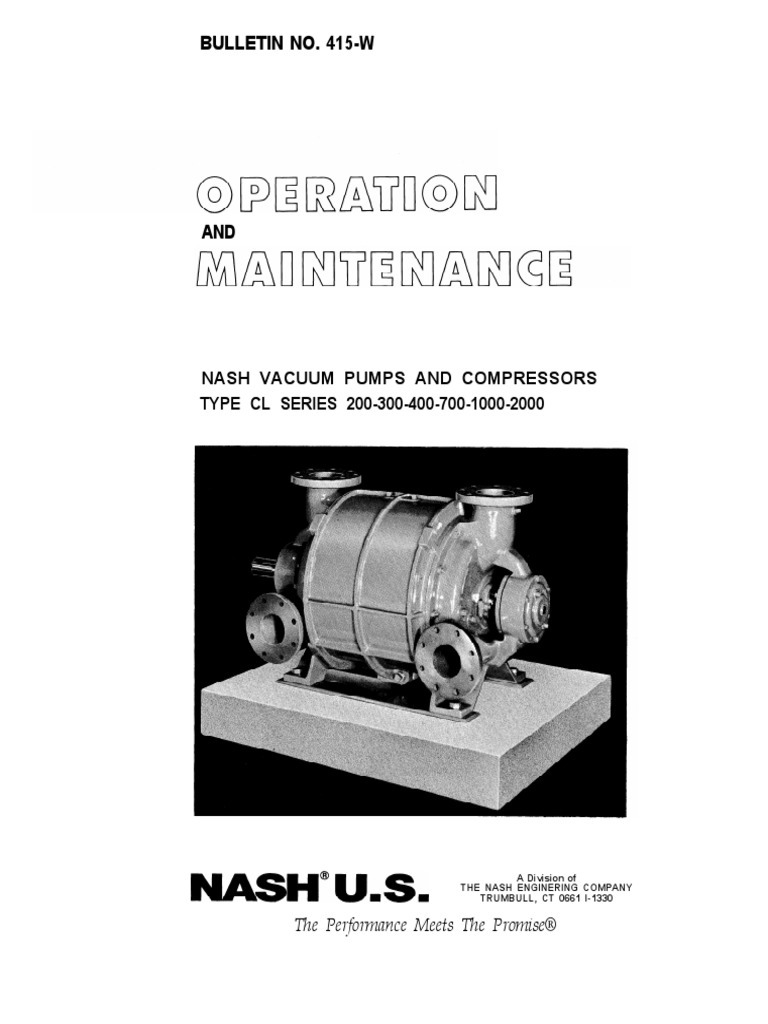Manual NASH CL 200-2000 PDF | PDF | Pump | Valve