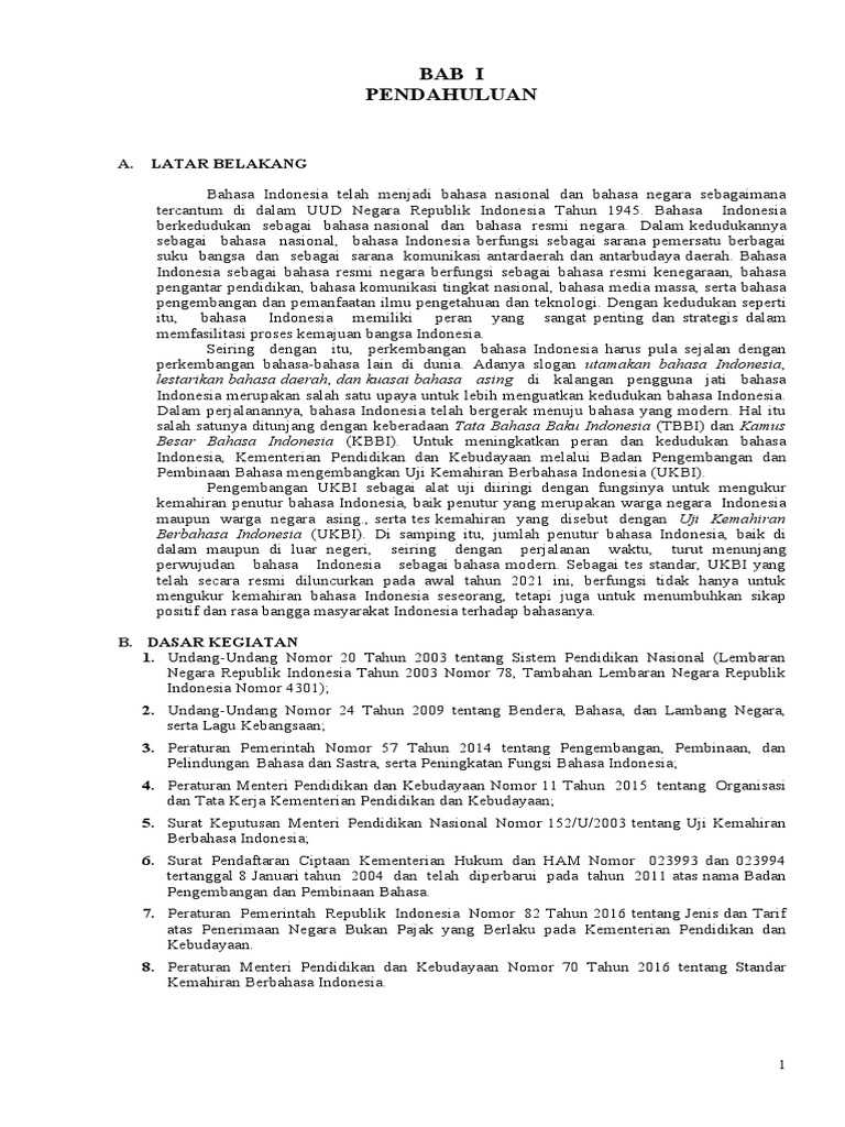 Proker UKBI 22 | PDF