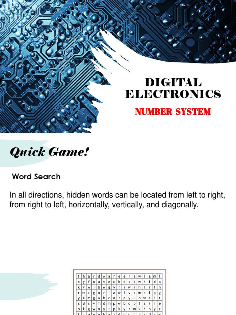Digital Electronics - Number System PDF | PDF | Byte | Decimal