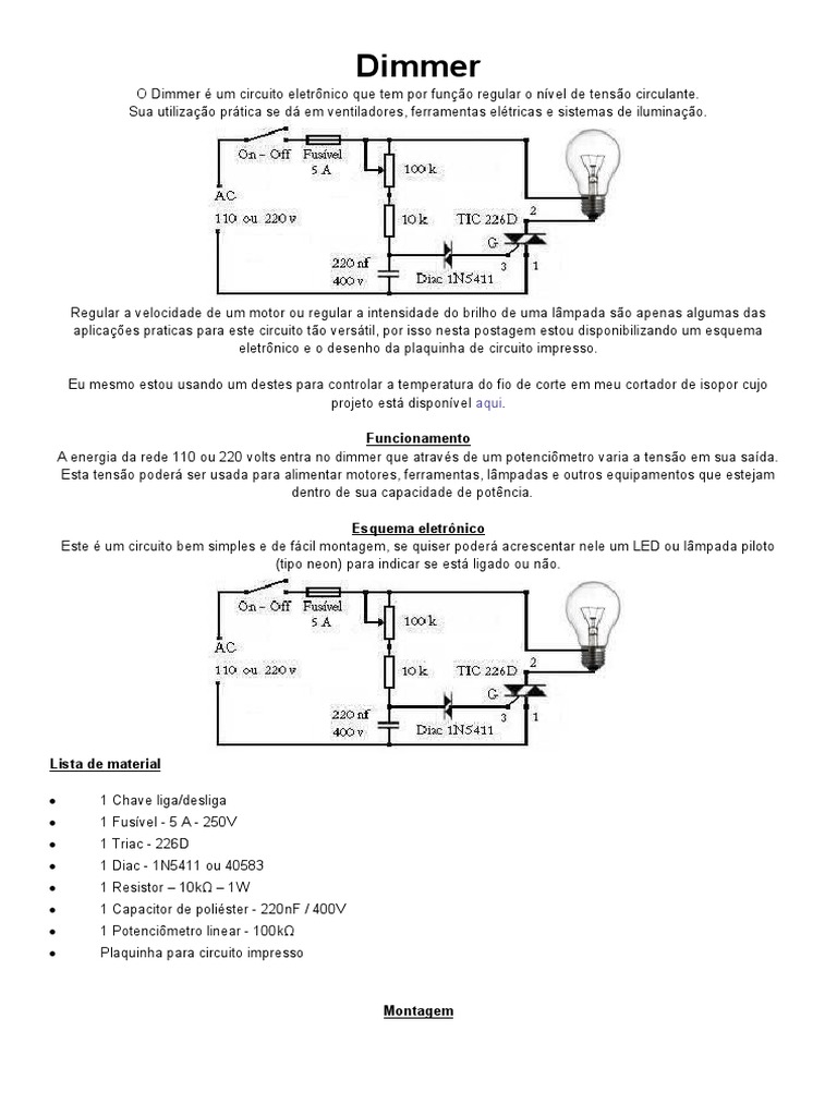 Dimmer | PDF