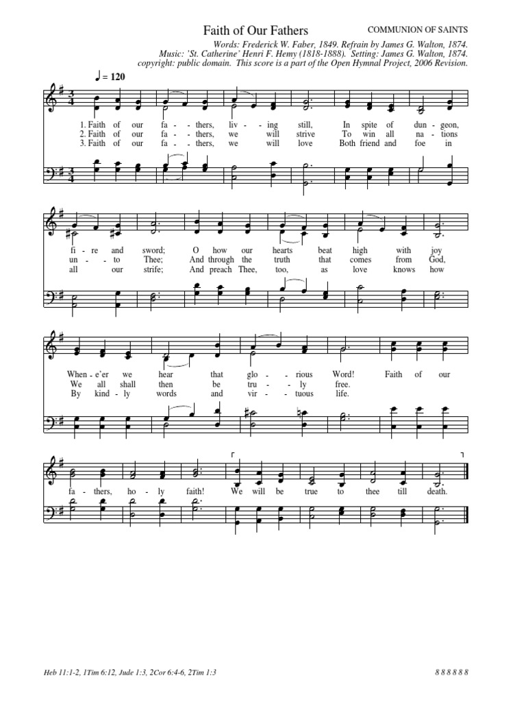 Faith of Our Fathers-St Catherine PDF | PDF