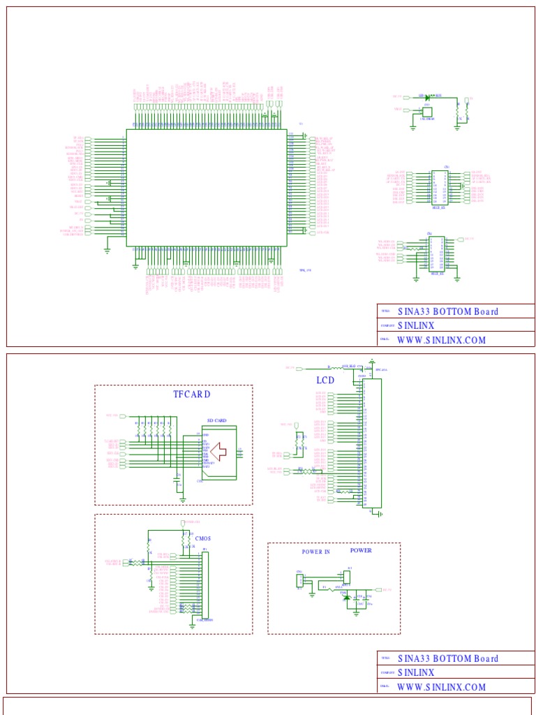 Pinout diagram and identification of connections for an embedded system motherboard | PDF