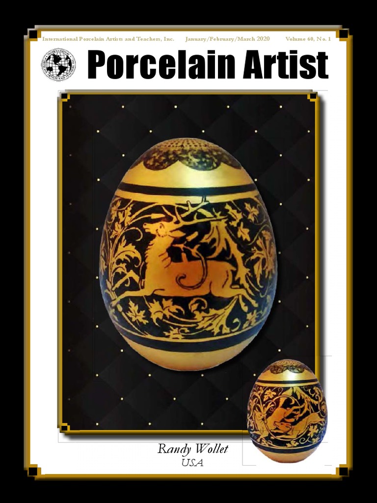 Porcelain Artist: Randy Wollet | PDF | Paint | Paintings