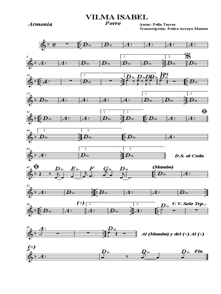 VILMA ISABEL - Armonía PDF | PDF