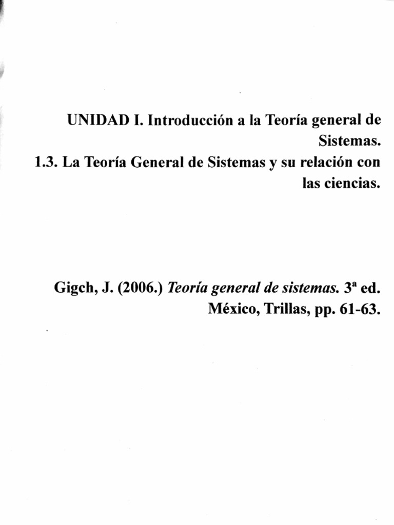 1.3 La TGS y su relación con las ciencias_Gigch (61-63) | PDF