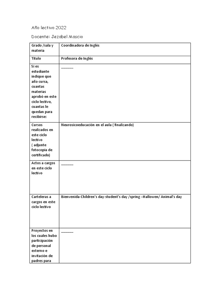 Cuaderno de Actuación Docente | PDF