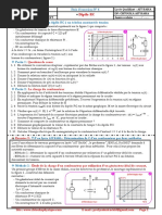 Exercices corrigés dipôle RL 2ème bac | PDF | Tension électrique ...