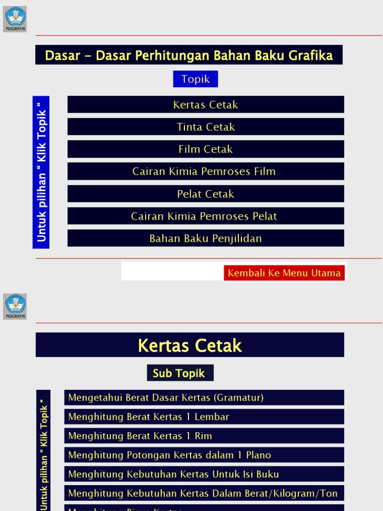 Dasar2 Perhitungan Bahan | PDF