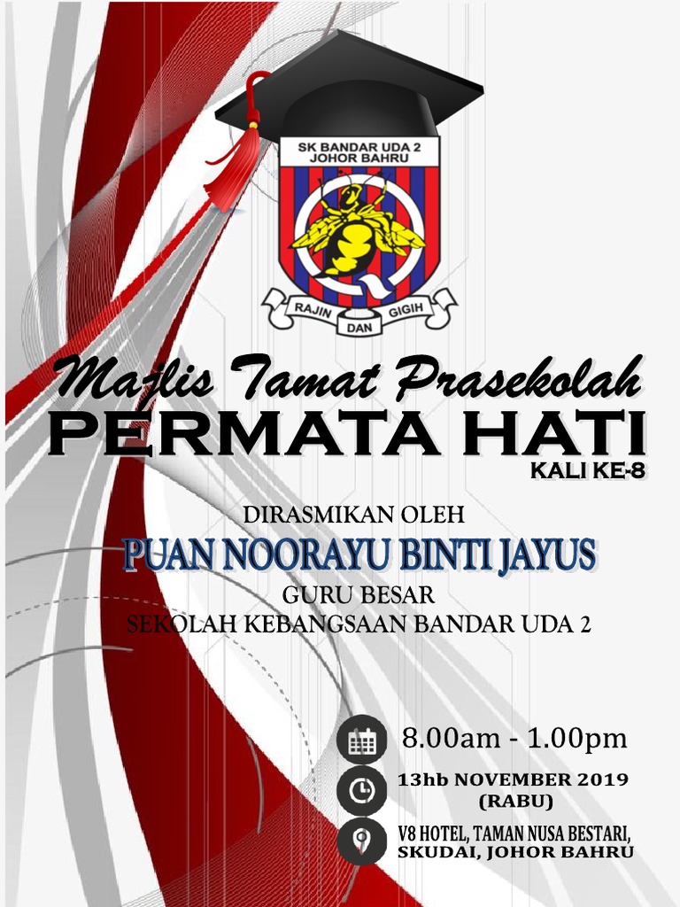 Majlis Tamat Prasekolah Permata Hati - Skbu2 13nov2019 | PDF