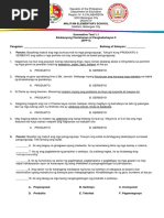 Grade 4 Q2 W8 EPP LAS. | PDF