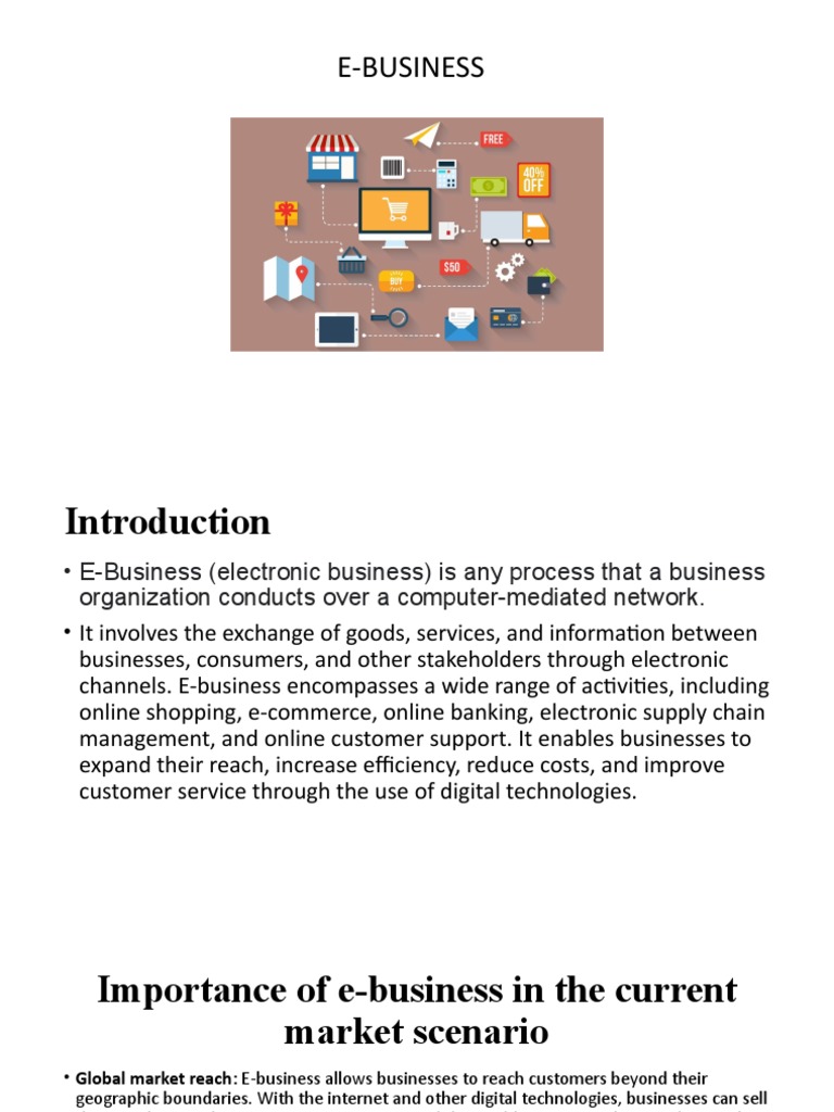 E Business | PDF | Electronic Business | Communication