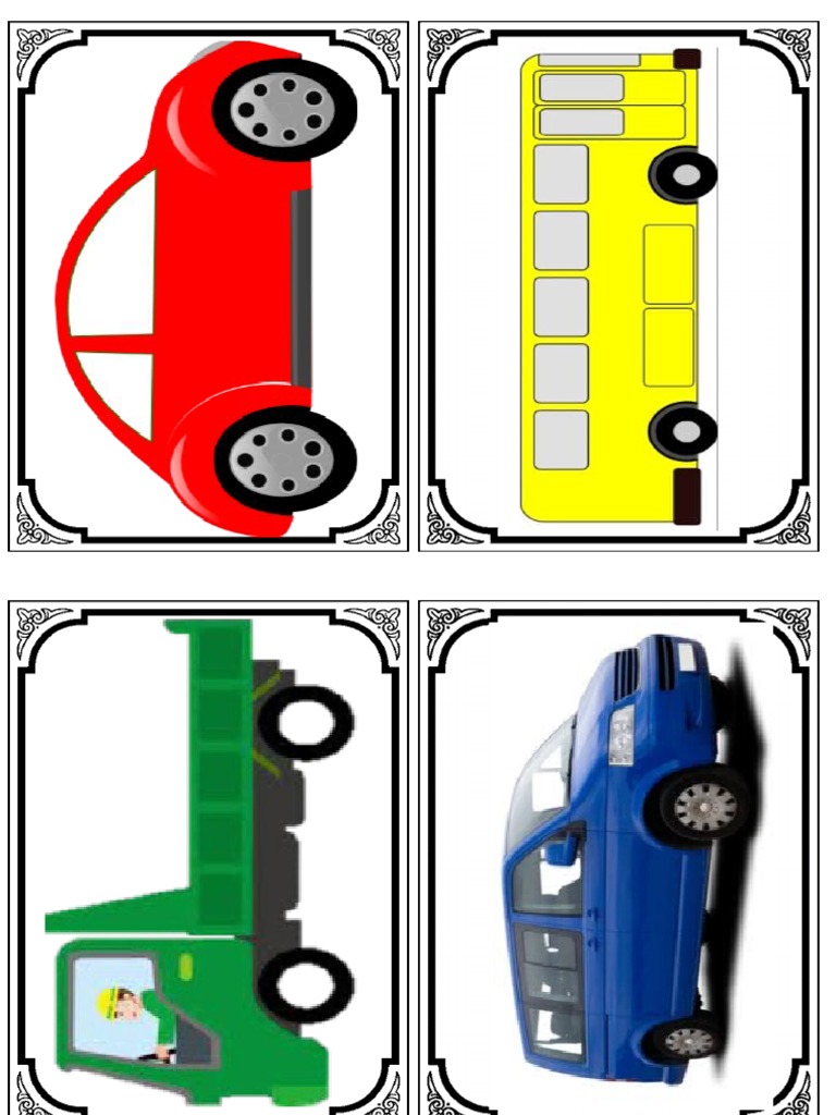 Flash Cards Transportation | PDF