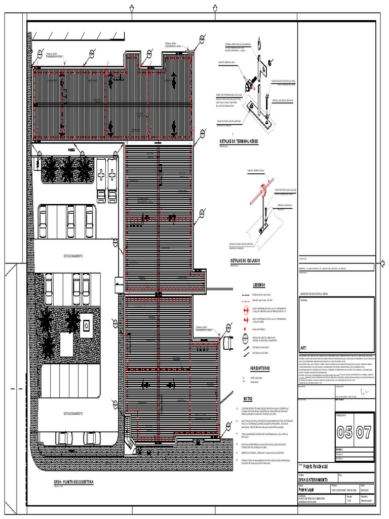 05 - Planta de - Spda-Layout1 | PDF | Acessibilidade | Eletricidade