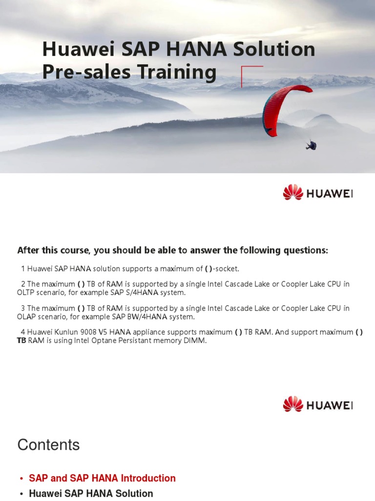 HCSP-Presales-Computing V1.0Training Material PDF | PDF | Enterprise ...
