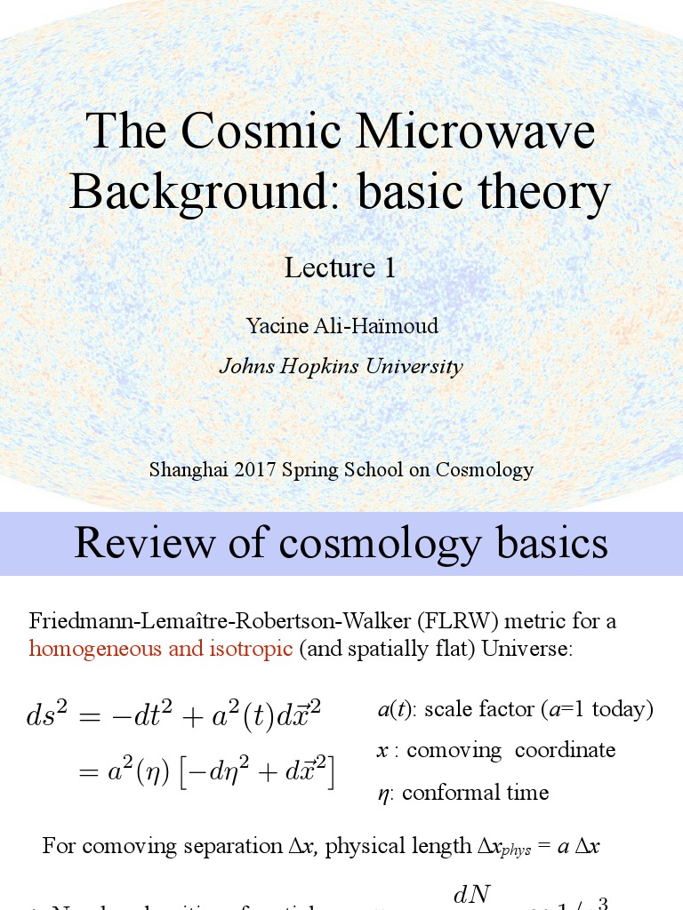 CMB PDF | PDF | Cosmic Microwave Background | Physical Cosmology