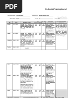 OJT Diary | PDF