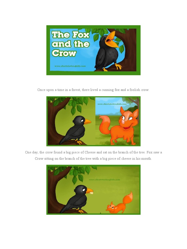 The Fox and The Crow Short Story | PDF