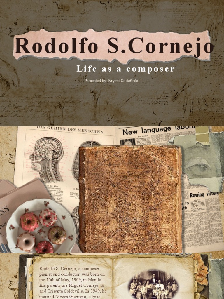 Rodolfo S. Cornejo: Composer Profile | PDF