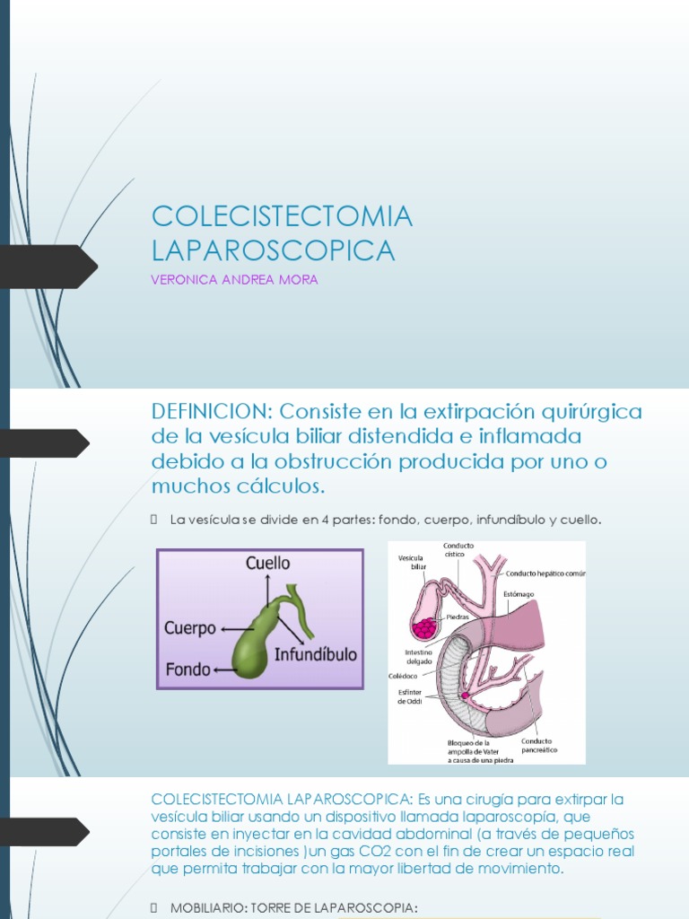 Colecistectomia Laparoscopica | PDF | Medicina CLINICA | Especialidades ...